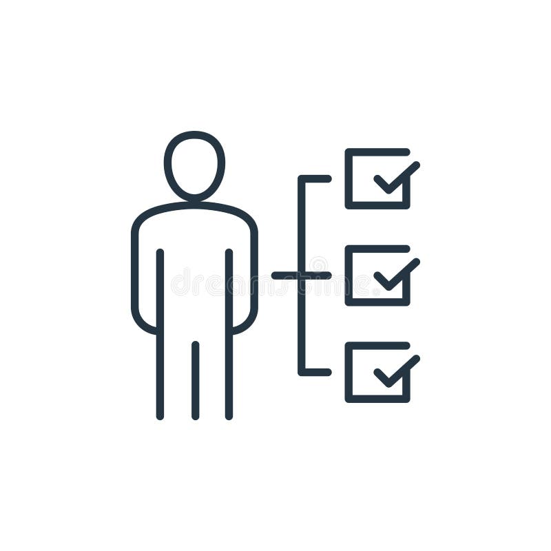 Task List Vector Icon. Task List Editable Stroke. Task List Linear ...