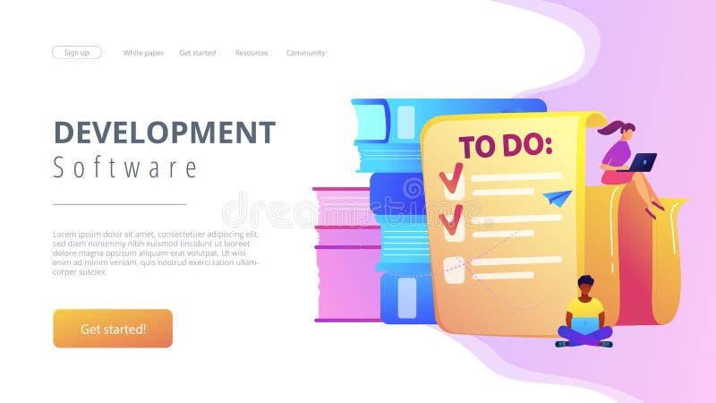 Task Management it Concept Vector Illustration Stock Vector ...