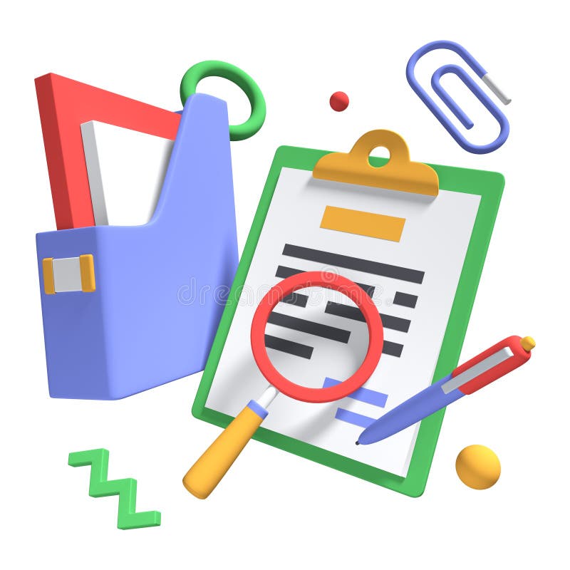 Task Management - Modern Colorful Realistic 3d Illustration Stock ...