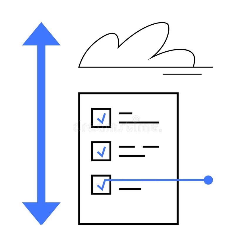 Task Management and Prioritization with Checklist and Measured Progress Symbol Stock ...