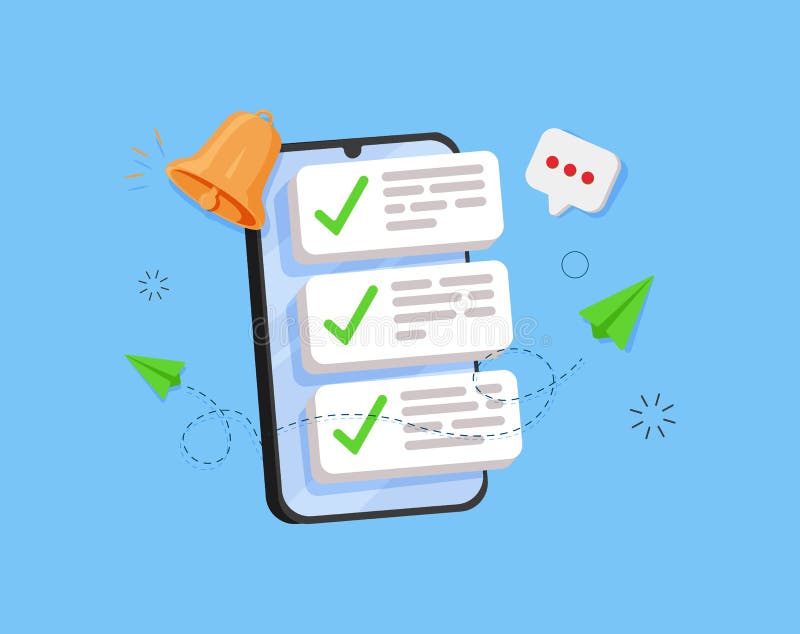 Task Management Todo Check List with Mobile Phone Holding Hand, Mobile ...