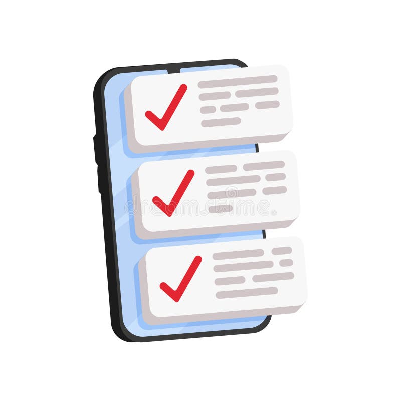 Task Management Todo Check List with Mobile Phone, Mobile List Report ...