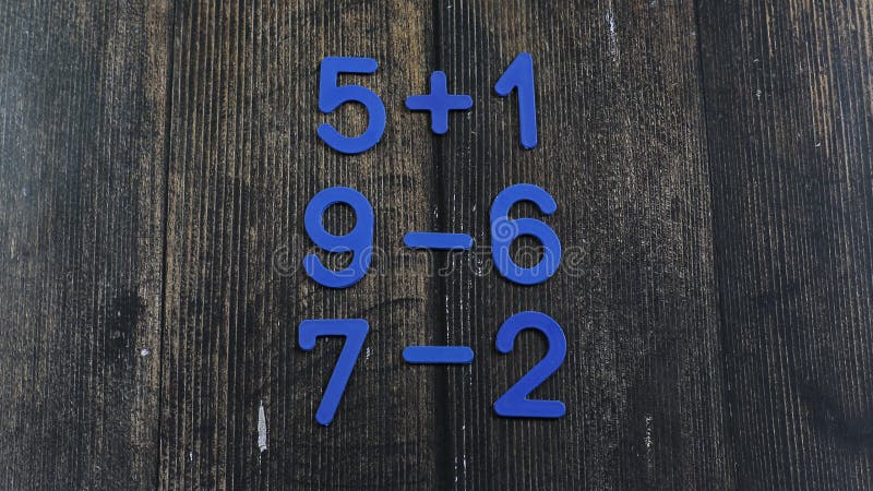 Task in Mathematics. Mathematics Problem for Children Stock Image ...