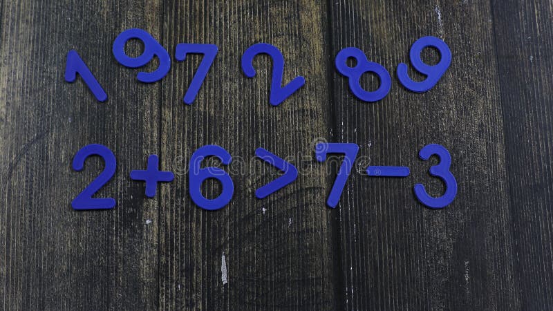 Task in Mathematics. Mathematics Problem for Children Stock Image ...