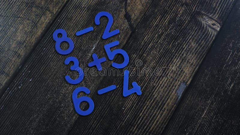 Task in Mathematics. Mathematics Problem for Children Stock Photo ...