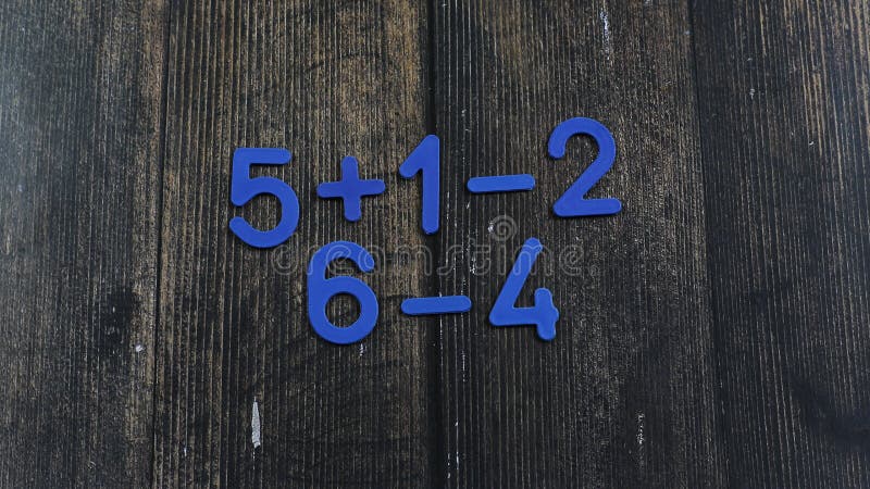 Task in Mathematics. Mathematics Problem for Children Stock Image ...