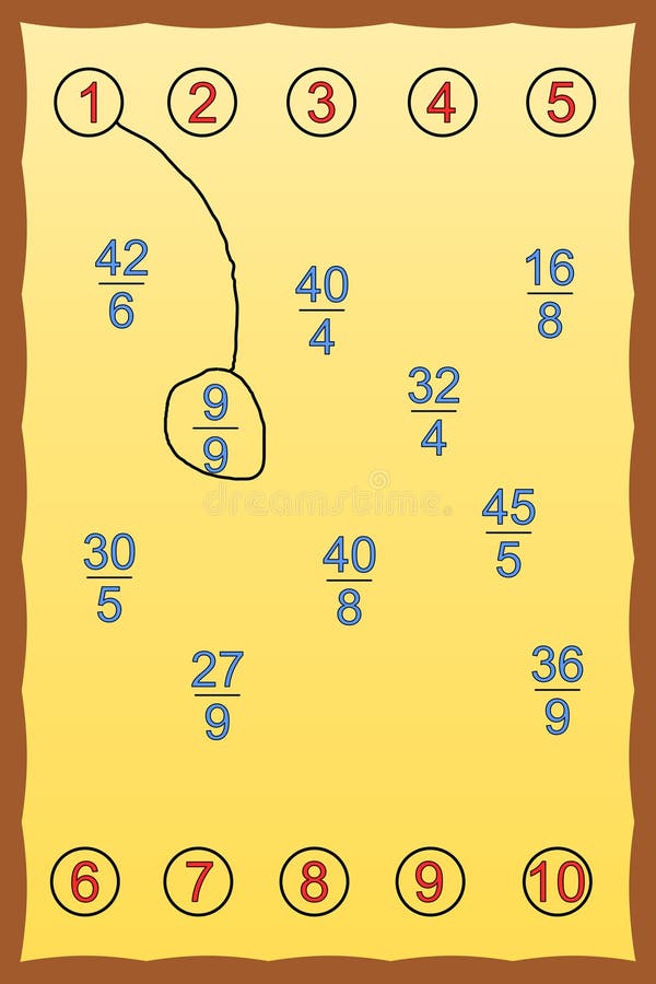 Task for Practicing Counting with Fractions - Match the Fraction To the ...