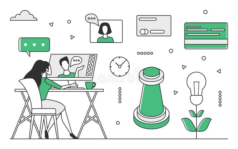 Task Solution Team Collaboration Stock Vector - Illustration of ...