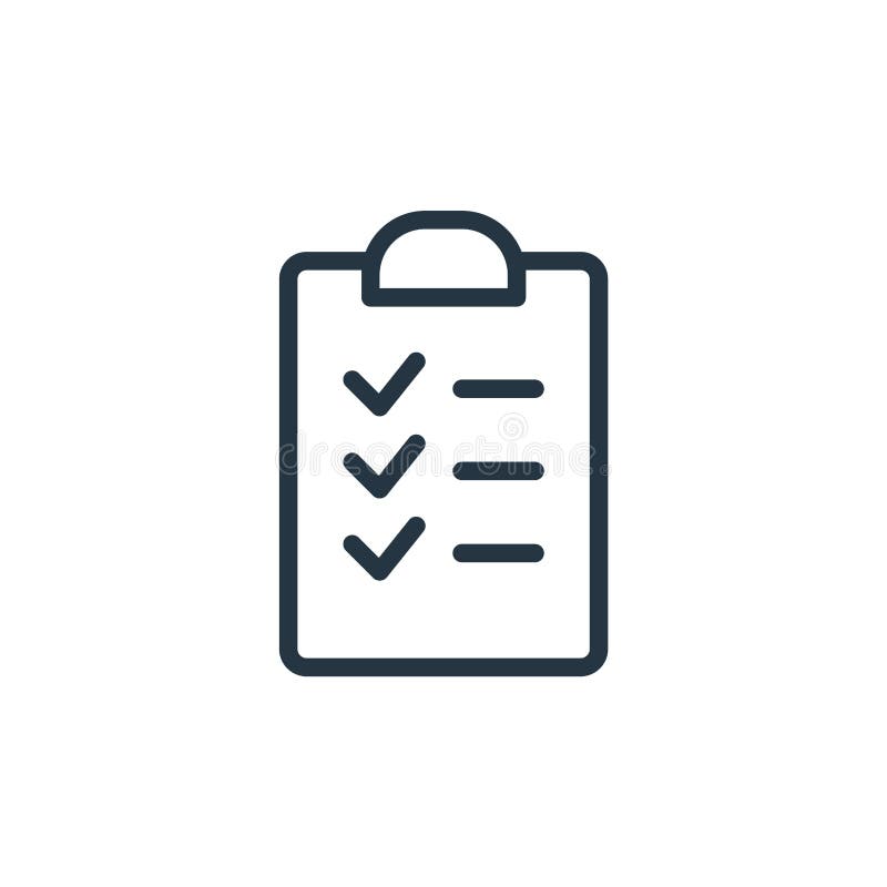 Task Vector Icon. Task Editable Stroke. Task Linear Symbol for Use on ...