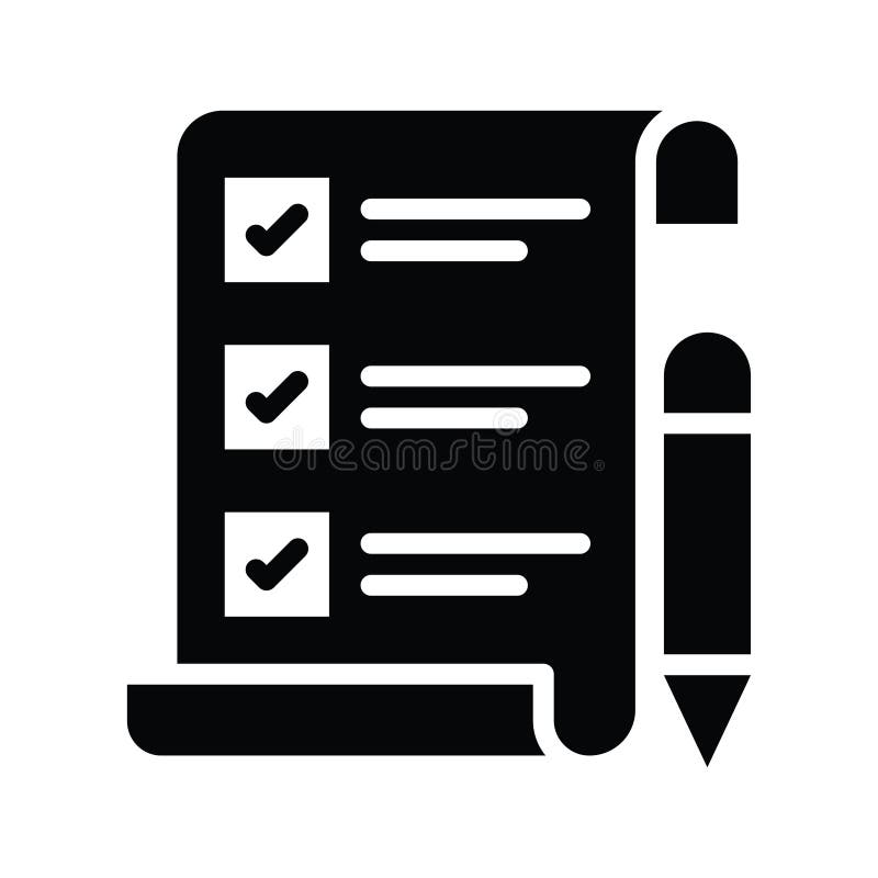 Task Vector Solid Icon Style Illustration. EPS 10 File Stock Vector ...