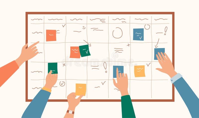 Task whiteboard concept stock vector. Illustration of white - 273610851