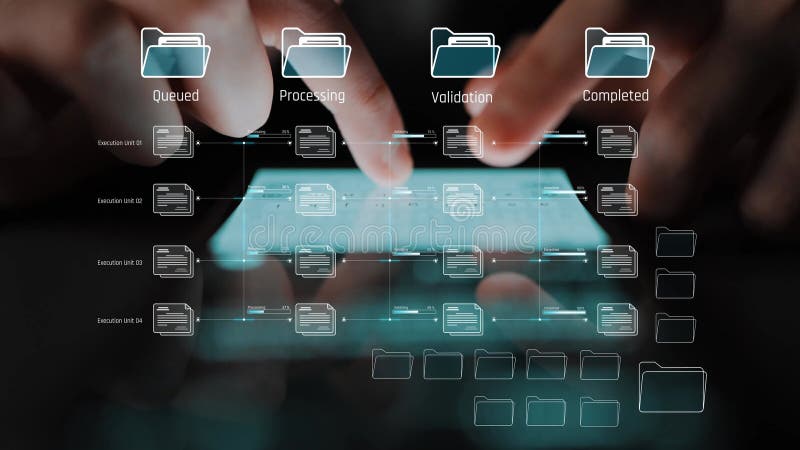 Task Workflow Management and Document Status Tracking Marrow Stock Video - Video of project ...
