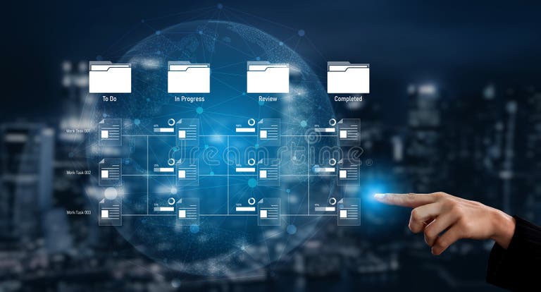 Task Workflow Management and Document Status Tracking Vouch Stock Image ...