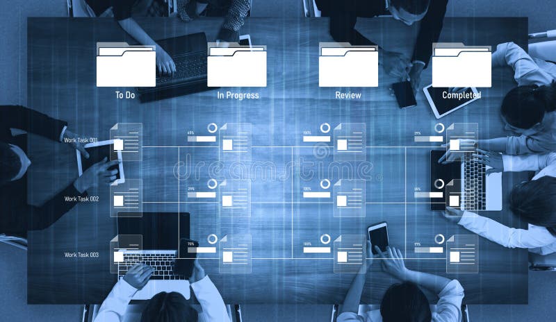 Task Workflow Management and Document Status Tracking Vouch Stock Image ...