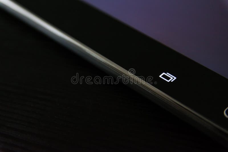 Taskbar Android Black Tablet Corporate Buttons Keys Home Electronic ...