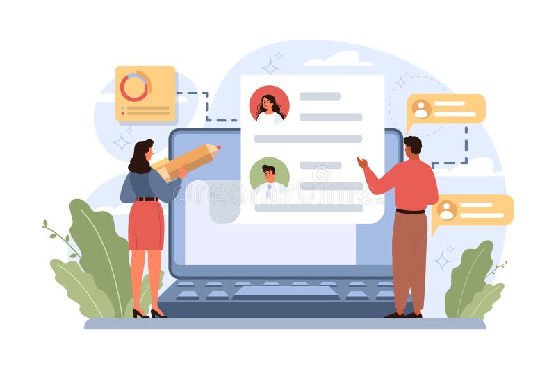 Tasking. Setting and Following Schedule Stock Vector - Illustration of ...