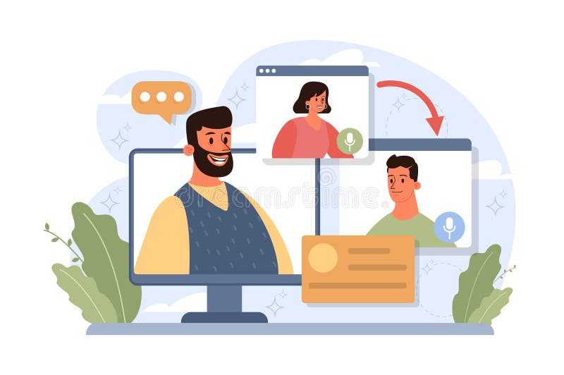 Tasking. Setting and Following Schedule Stock Vector - Illustration of ...