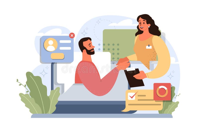 Tasking. Setting and Following Schedule Stock Vector - Illustration of ...