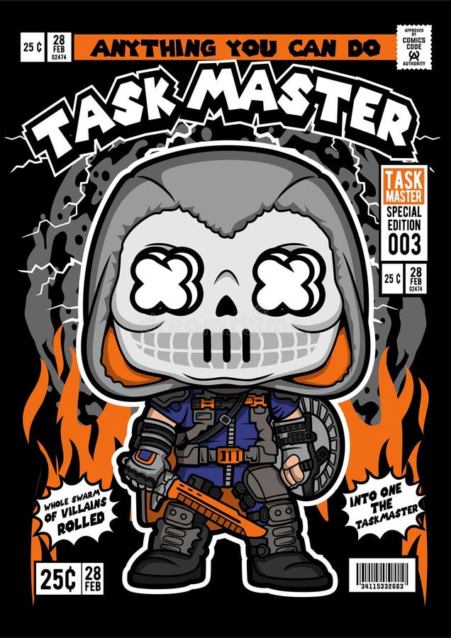 Taskmaster stock illustration. Illustration of sketch - 324366771