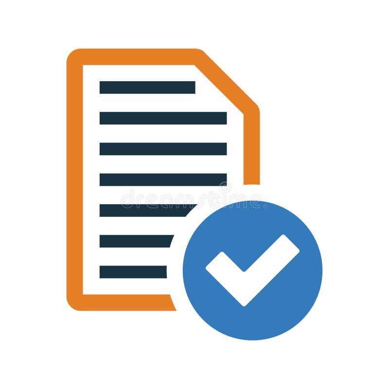 Tasks Completed icon stock illustration. Illustration of printed ...