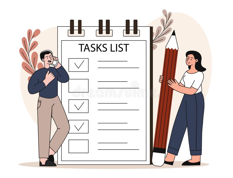 To Do List Abstract Concept Stock Vector - Illustration of vector ...