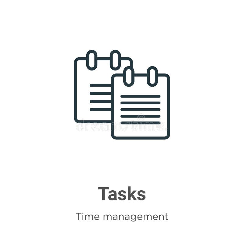 Tasks Icon Sign And Symbol. Tasks Color Icon For Website Design And ...