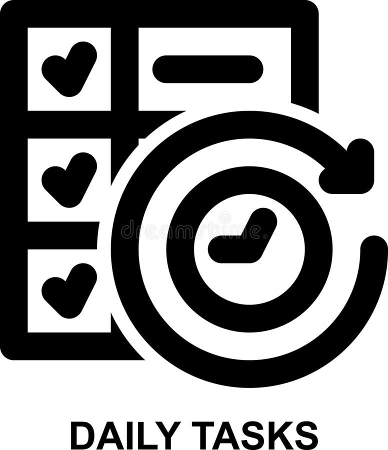 Daily Tasks, daily, Schedule, Task List, Task, daily Routine Outline ...