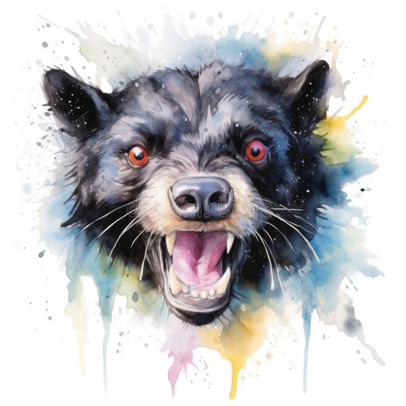 Devil Watercolor Stock Illustrations – 909 Devil Watercolor Stock ...