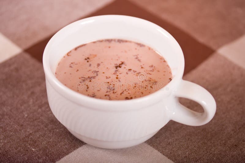 Tasse Avec Du Chocolat Chaud Photo stock - Image du simple, boisson ...
