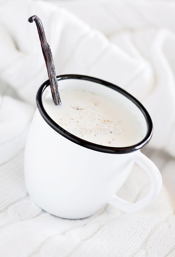 Tasse De Lait Chaud Image Stock Image Du Hiver Closeup 28805573