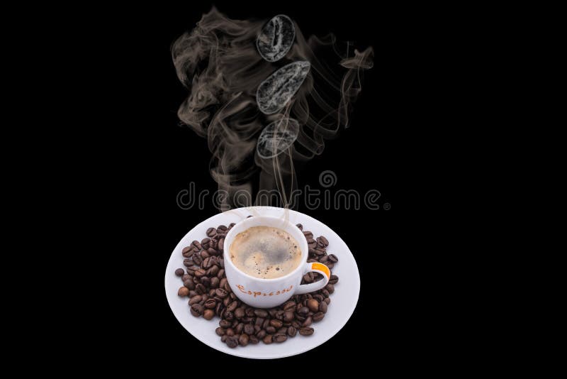 Tasse Kaffee stock photo. Image of aromatic, fresh, grain - 37675886