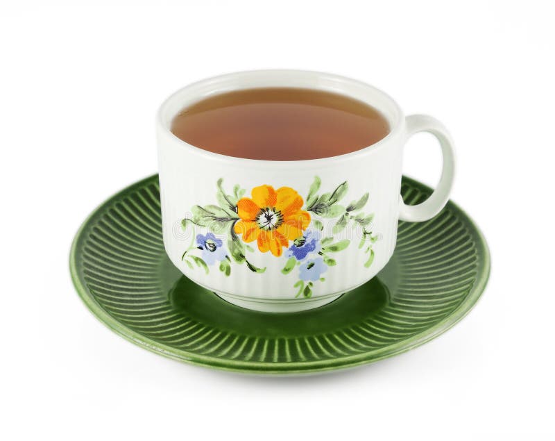 Tasse Tee stockbild. Bild von farbe, symbol, leben, hitze - 18431357