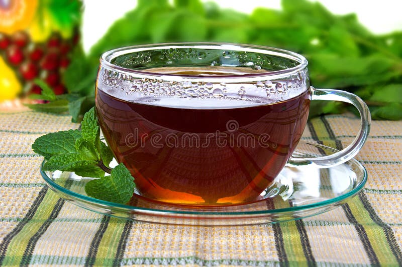 Tasse Tee stockbild. Bild von hintergründe, lebensstil - 36930145