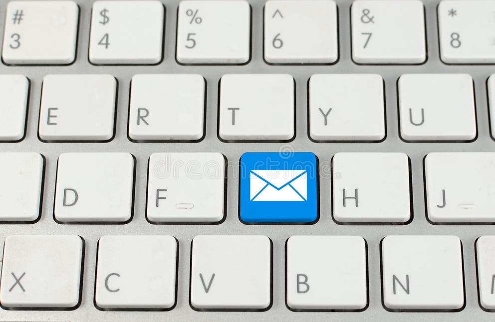 Tastatur mit Taste eMail stockbild. Bild von büro, kommunikation - 24795635