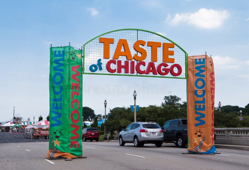 Taste of Chicago Party editorial photo. Image of millenium - 21054056