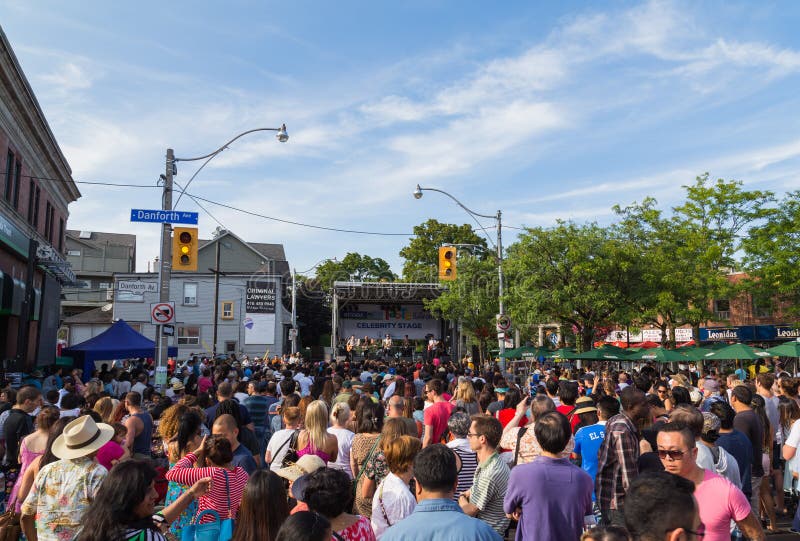 Taste of the Danforth Toronto Editorial Photography - Image of ...