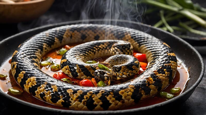 A Taste of the South: Crispy Fried Rattlesnake Served in a Rustic ...