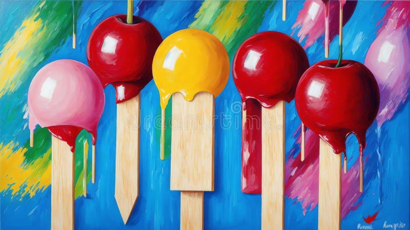 A Taste of Summer the Cherry Popsicle Symphony.AI Generated Stock ... A Taste of Summer the Cherry Popsicle Symphony.AI Generated Stock ...