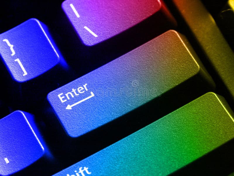 Tastiera colorata immagine stock. Immagine di ammissione - 4269517