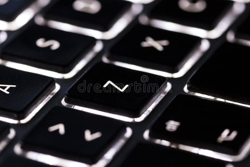 Tastiera Del Computer Portatile Principale Immagine Stock - Immagine di ...