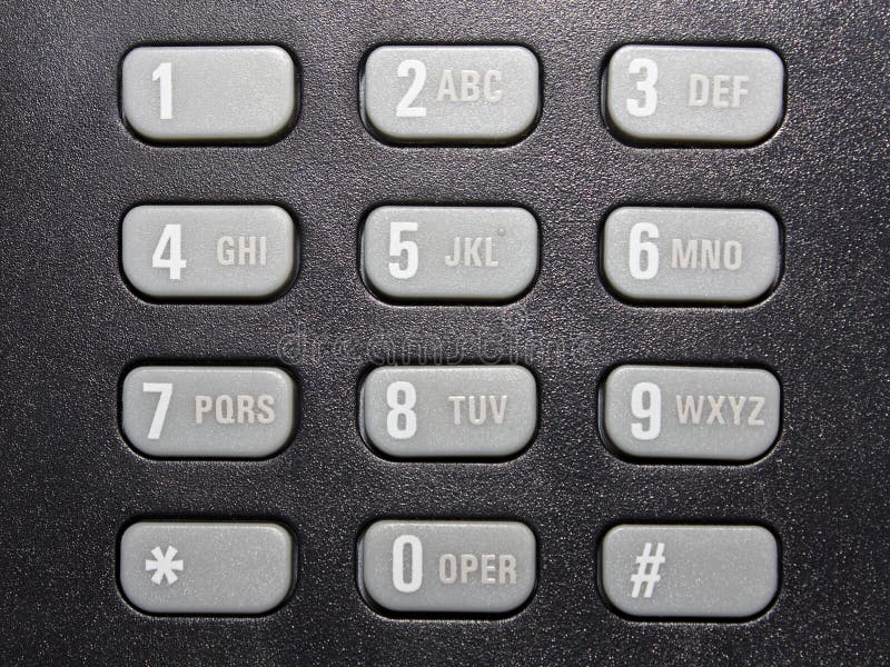 Tastiera del telefono immagine stock. Immagine di telefono - 773349