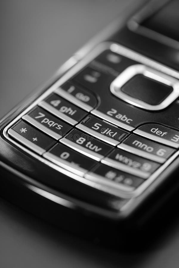 Tastiera Del Telefono Delle Cellule Immagine Stock - Immagine di macro ...