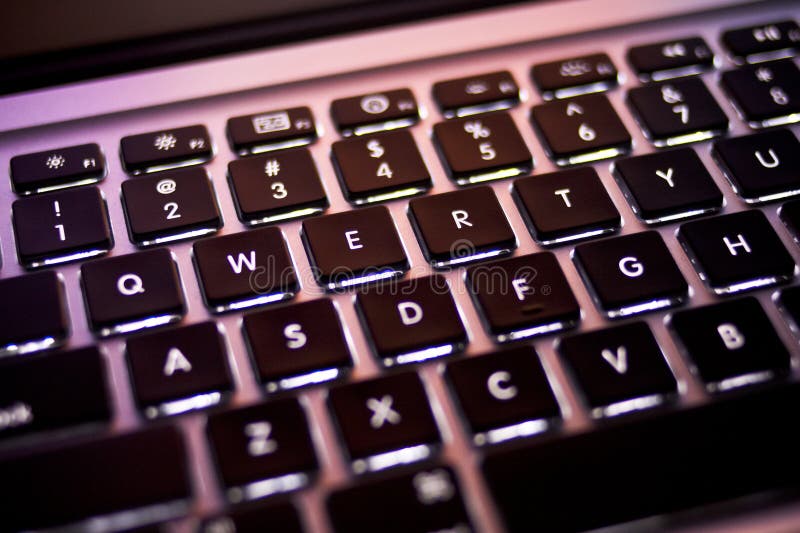 Tastiera Di Computer Inglese Di Qwerty Degli Stati Uniti Grigio ...