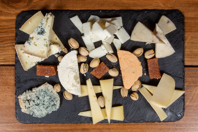 Tasting cheese dish stock image. Image of delicatessen - 270219729