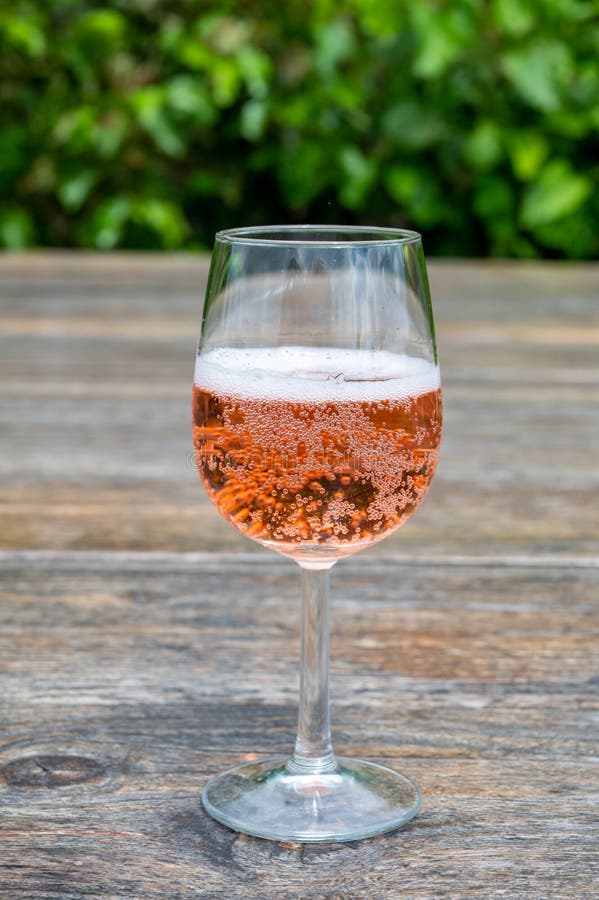 Tasting of Dutch Rose Wine on Vineyard in Summer Stock Photo - Image of ...