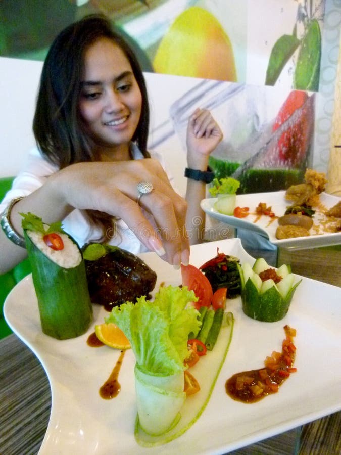 Tasting food editorial photo. Image of indonesia, dish - 69042371