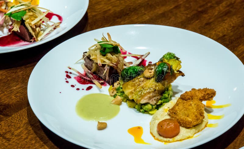 Tasting at the Ritz-Carlton Stock Photo - Image of dinner, mustard ...