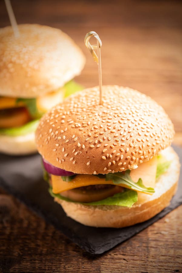 Tasty big burger close up stock photo. Image of tasty - 167705550