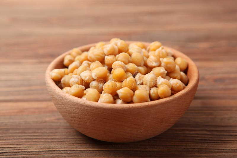 Tasty Boiled Chickpeas on the Table. Stock Image - Image of healthy ...