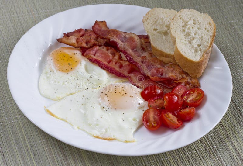 Traditional Breakfast stock image. Image of crispy, hash - 354003
